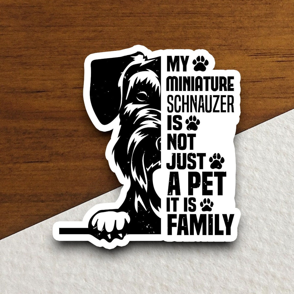 Stickly My Miniature Schnauzer Is Not Just A Pet It Is Family Dog ...