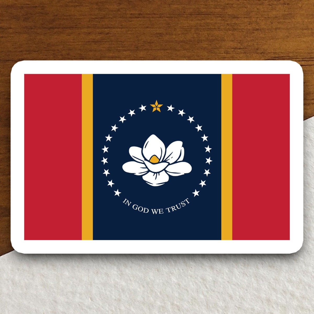 Stickly Mississippi State Sticker, Mississippi Flag Sticker, Pennant ...