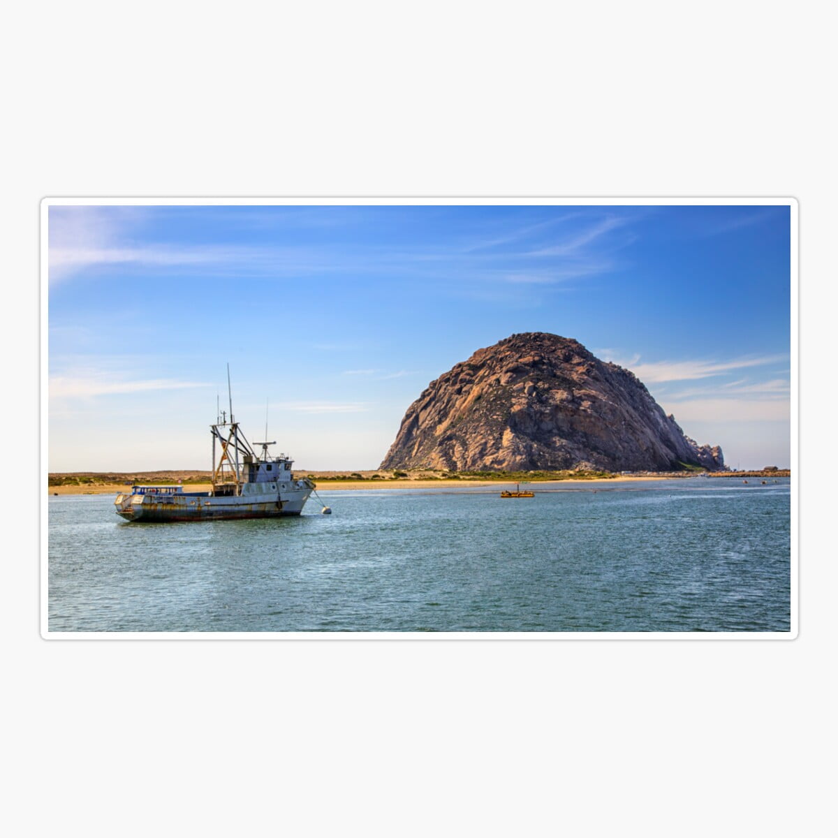 Stickly Morro Bay California Sticker, Phone Decal Water Bottle Stickers ...