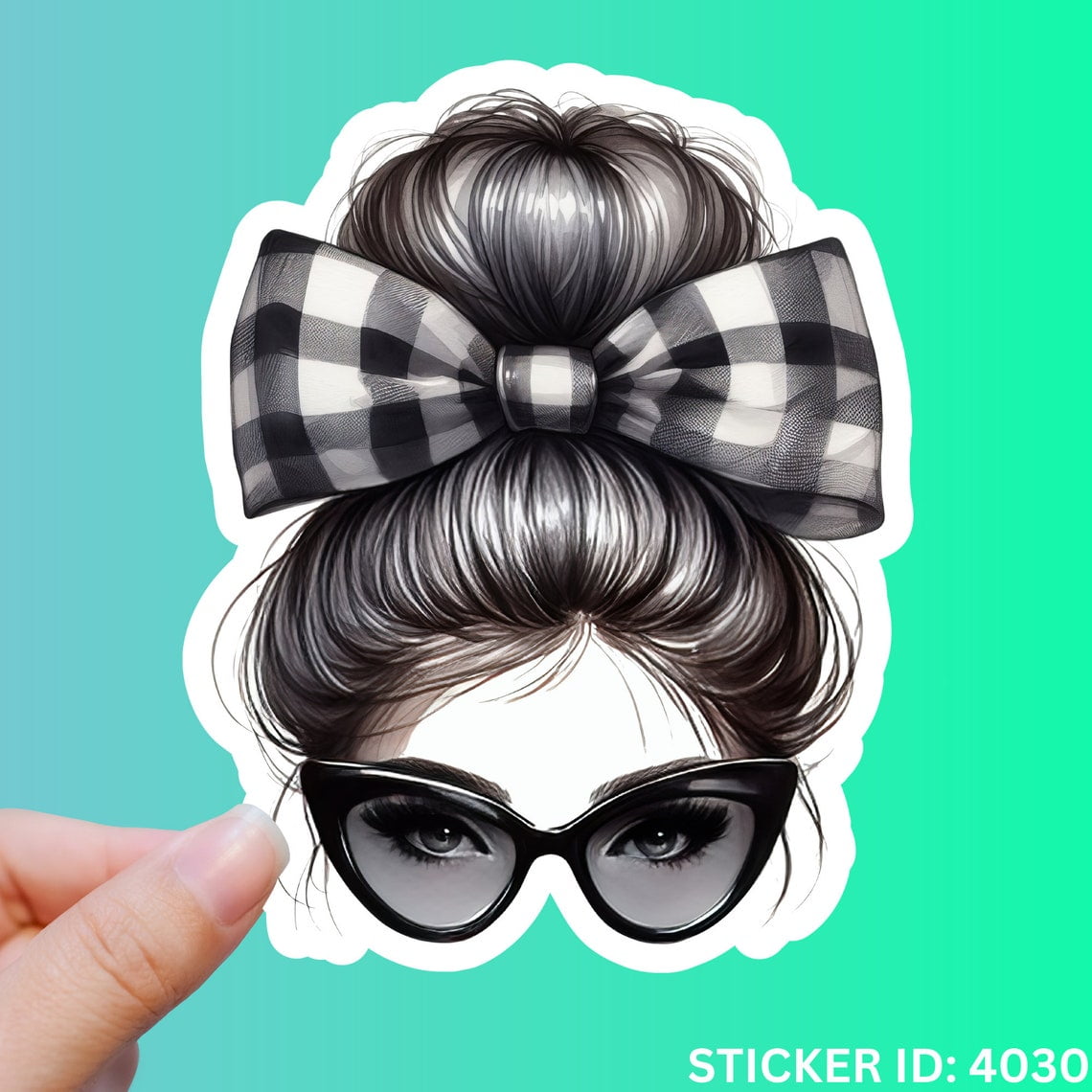 Stickly Mothers Day er, Best Gift For Mom, Messy Bun er, Mom Life Decal ...
