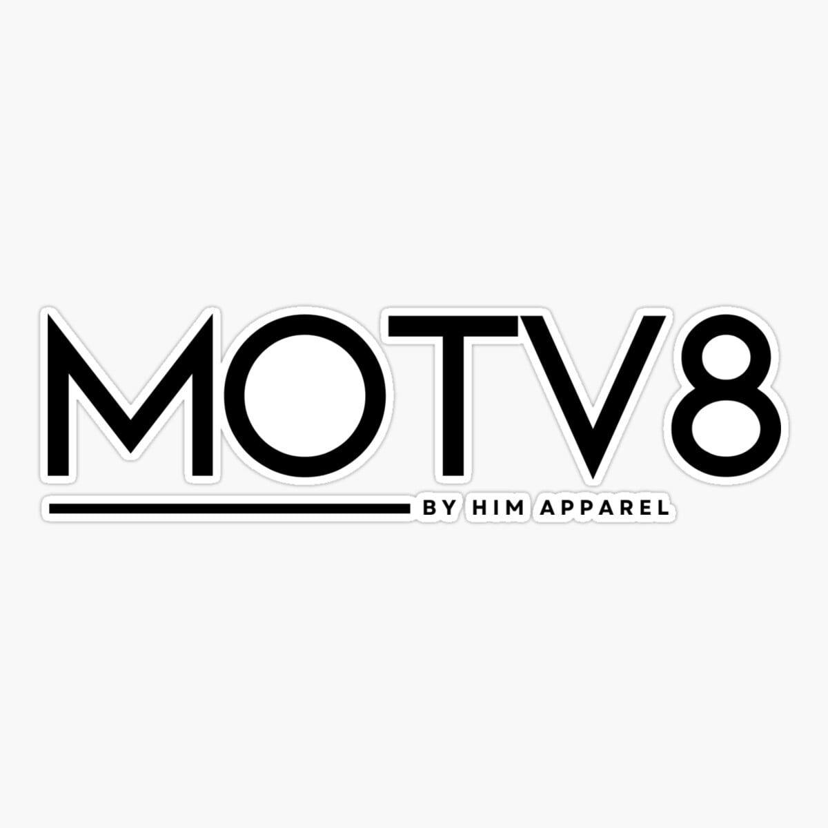 Stickly Motv8 By Him Apparel Sticker, Phone Decal Water Bottle Stickers ...