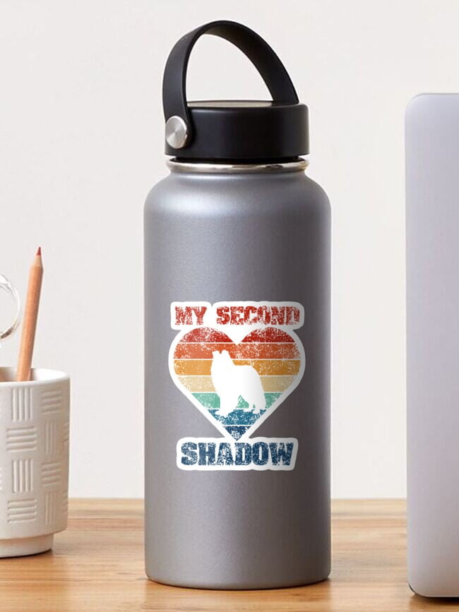 Stickly My Second Shadow Rough Collie Sticker, Phone Decal Water Bottle ...