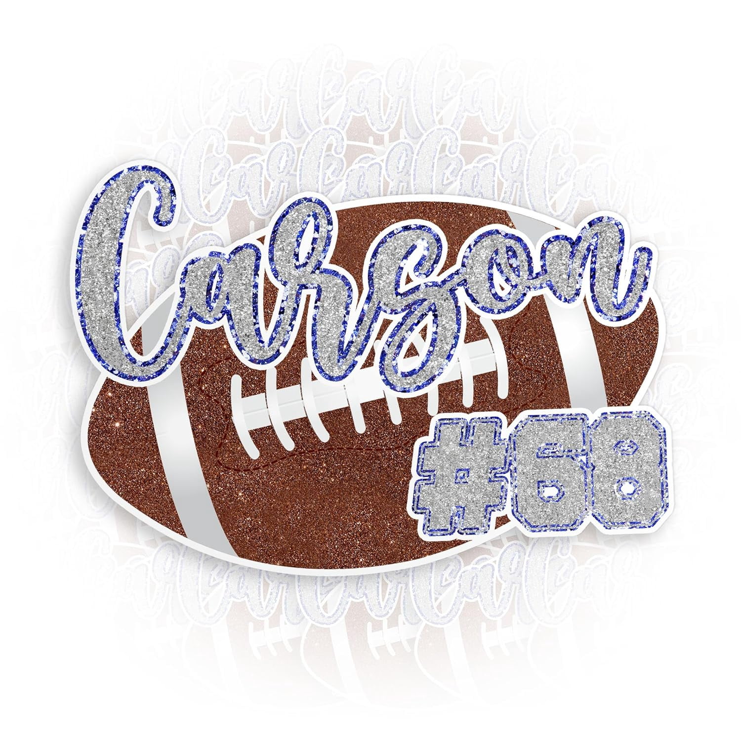 Stickly Name Football Sticker Name Football Rugby Sport Team Gifts Name ...