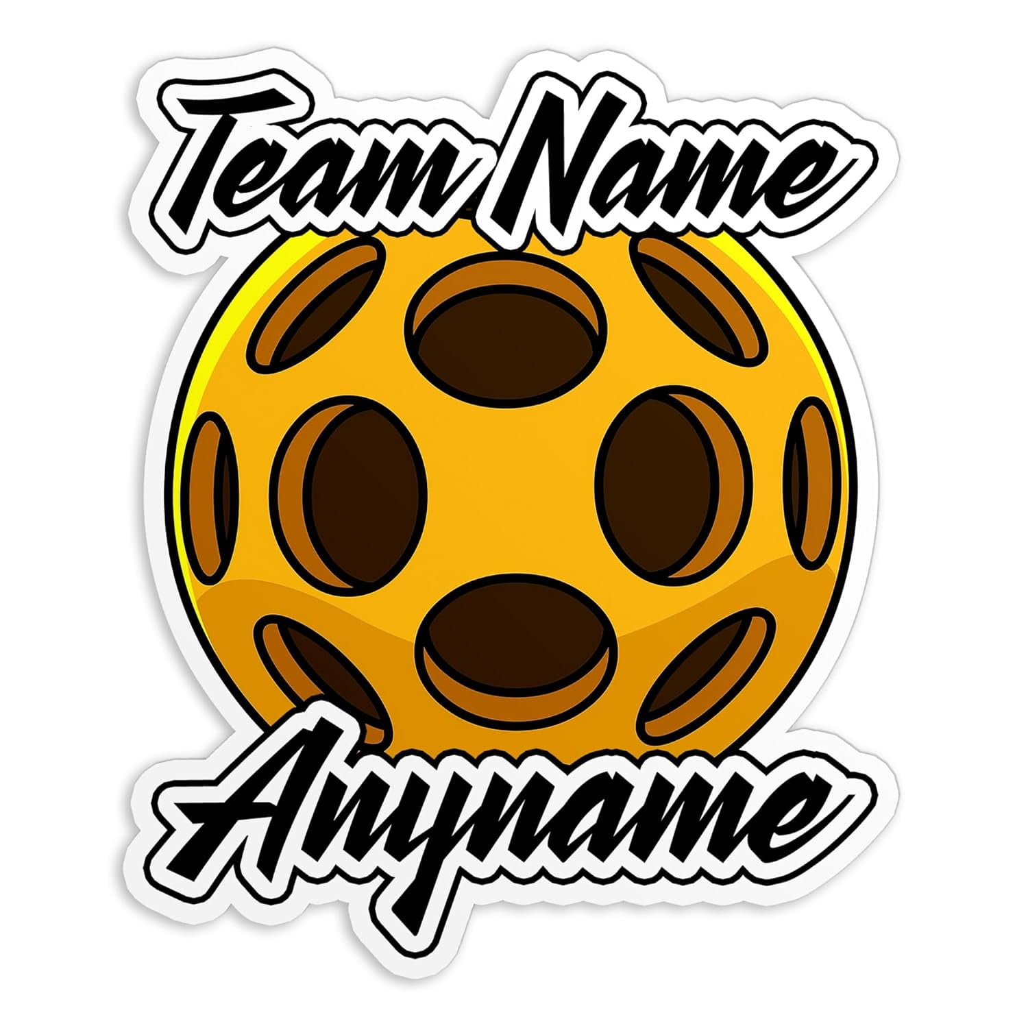 Stickly Name Pickleball Sticker Customized Pickleball Name Team Player ...