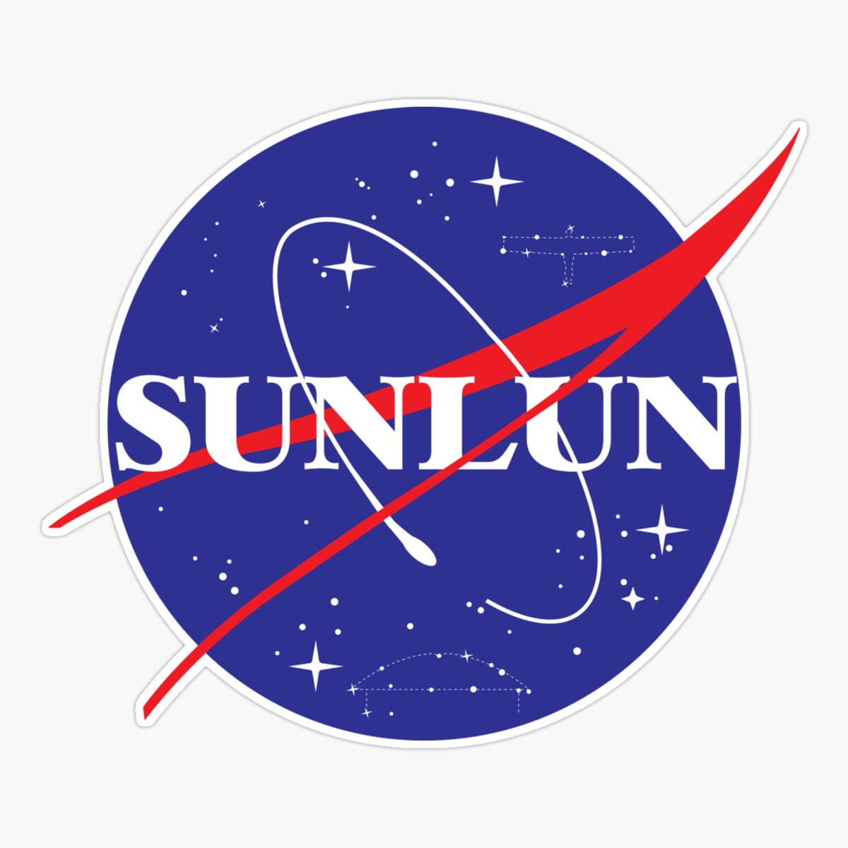 Stickly Nasa Parody: Sunderland Sticker, Phone Decal Water Bottle ...