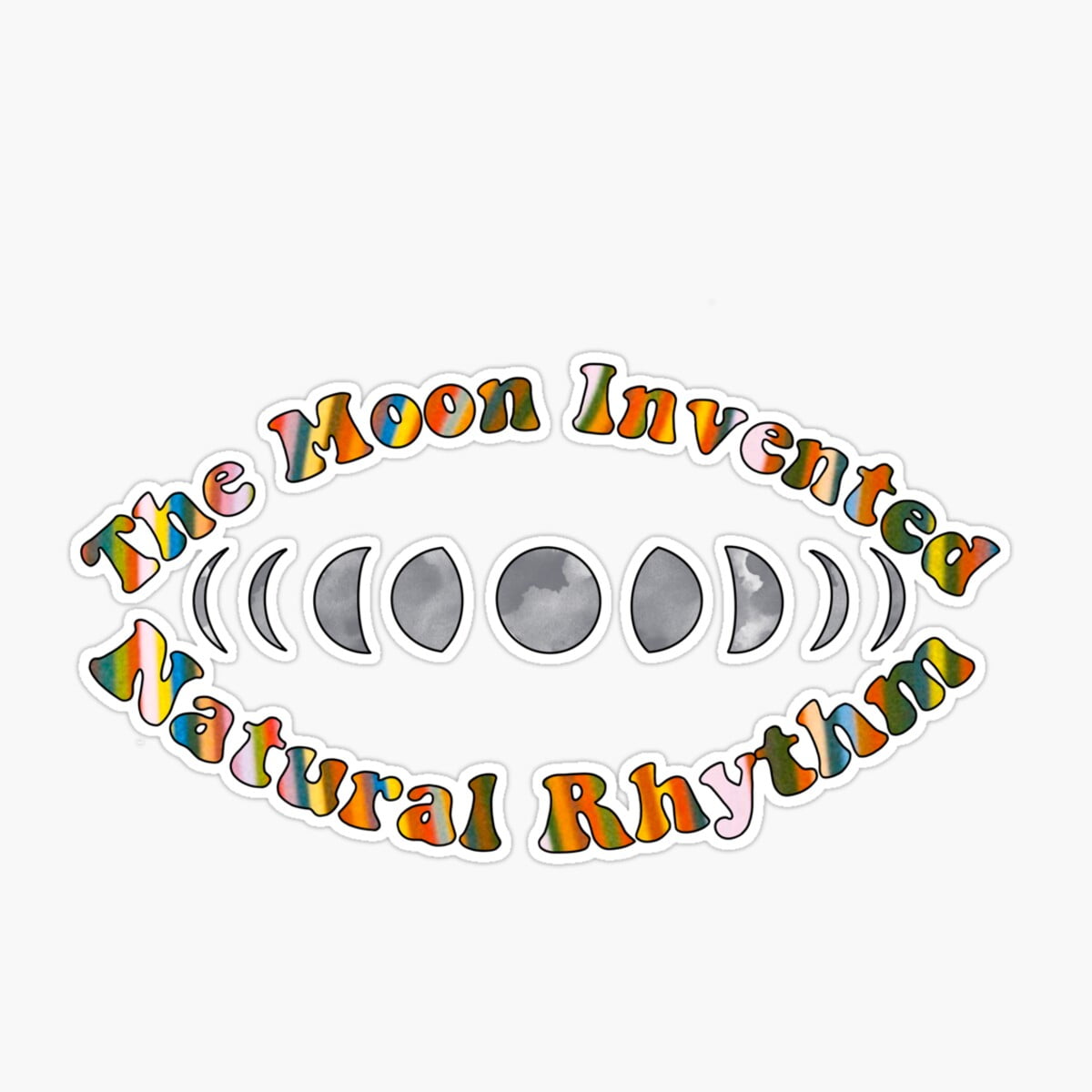 Stickly Natural Rhythm Sticker, Phone Decal Water Bottle Stickers Car ...