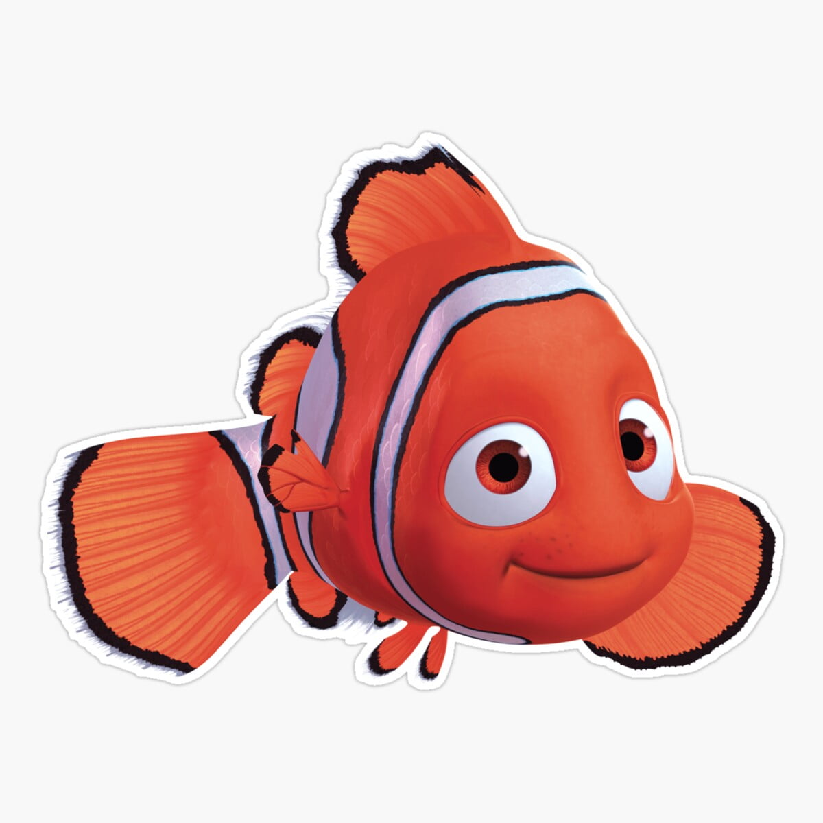 Stickly Nemo Sticker, Phone Decal Water Bottle Stickers Car Decals ...