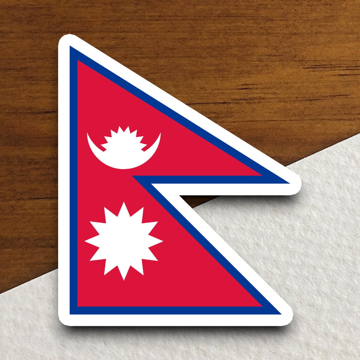 Stickly Nepal Country Flag Sticker, International Country Sticker ...