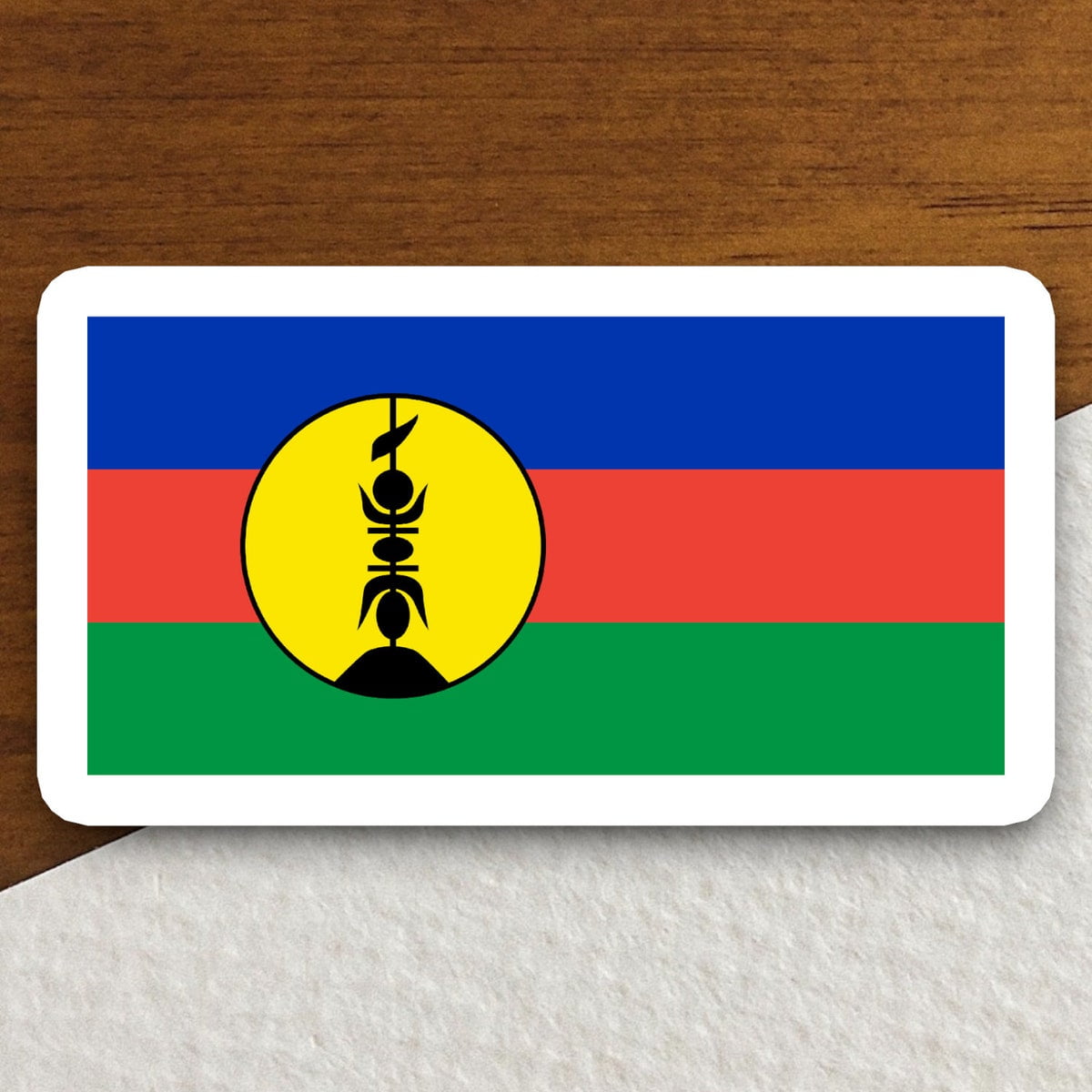 Stickly New Caledonia Country Flag Sticker, International Country ...