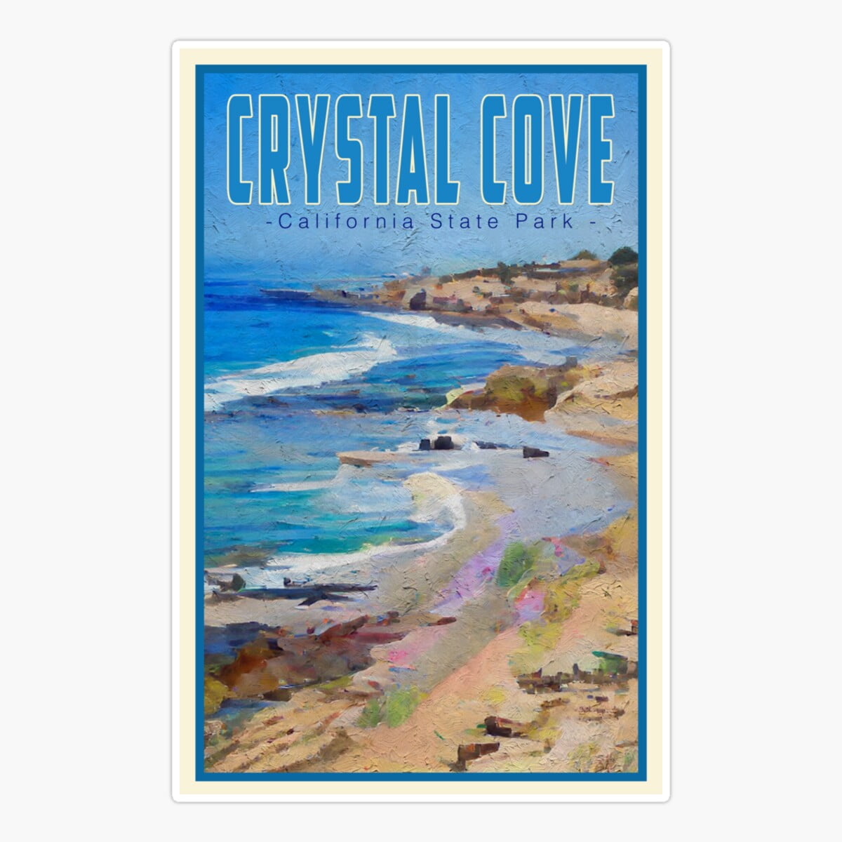 Stickly Newport Beach Laa Beach Crystal Cove State Park California ...