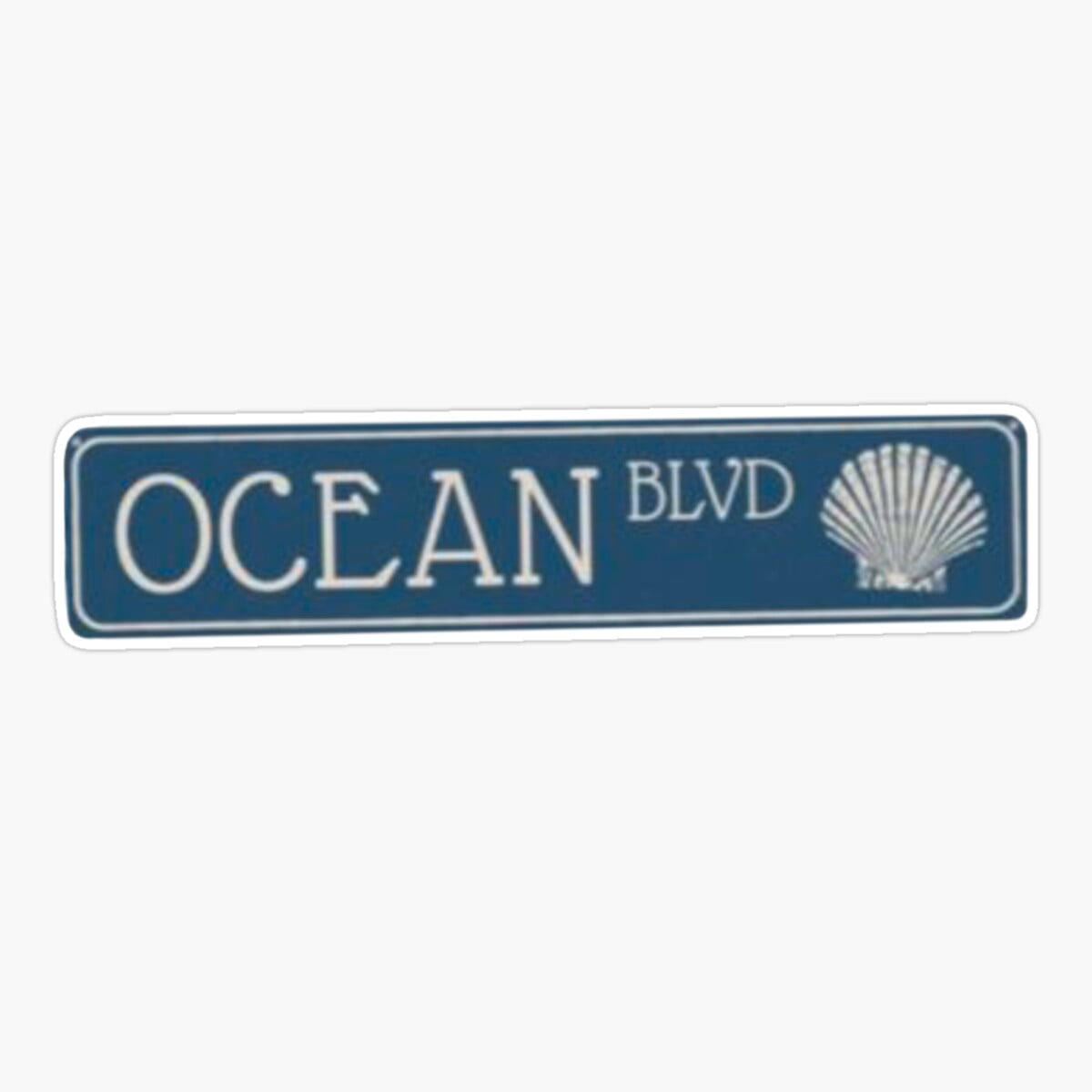 Stickly Ocean Blvd Sign Sticker, Phone Decal Water Bottle Stickers Car ...