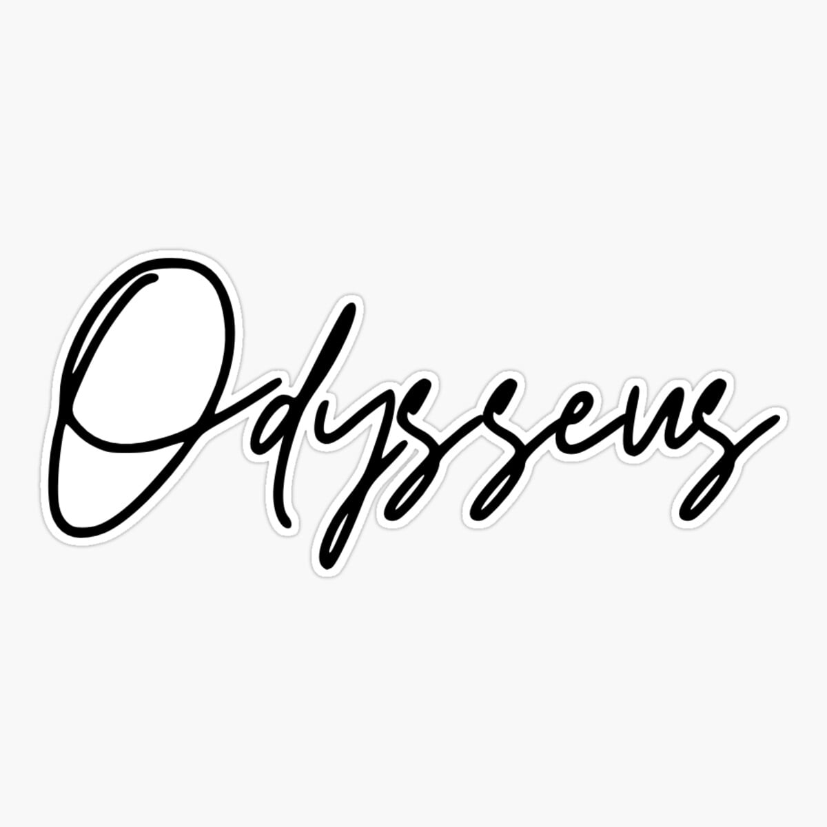 Stickly Odysseus (Epic) Sticker, Phone Decal Water Bottle Stickers Car ...