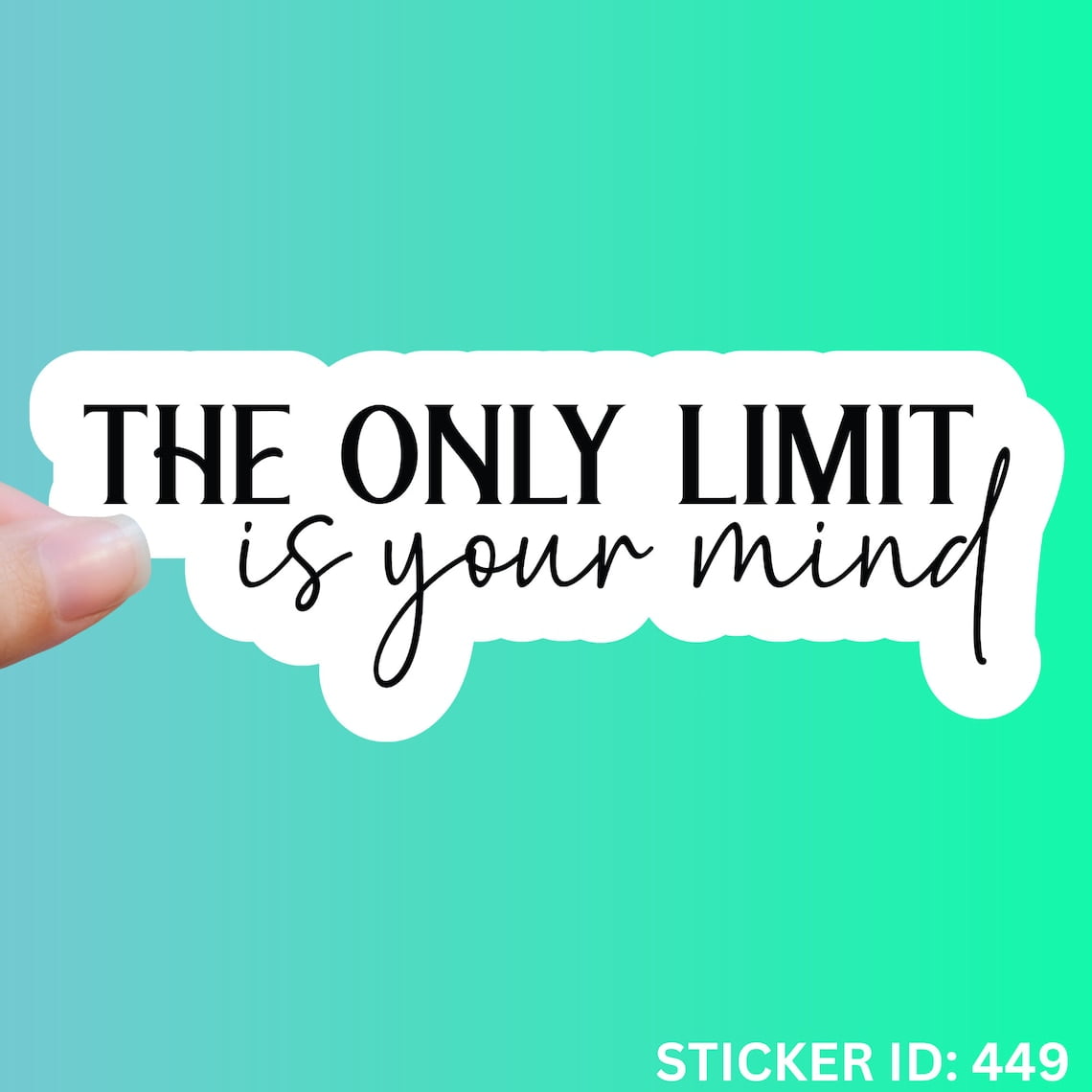 Stickly Only Limit Is Your Mind er Hustle er Quote er Motivation er ...
