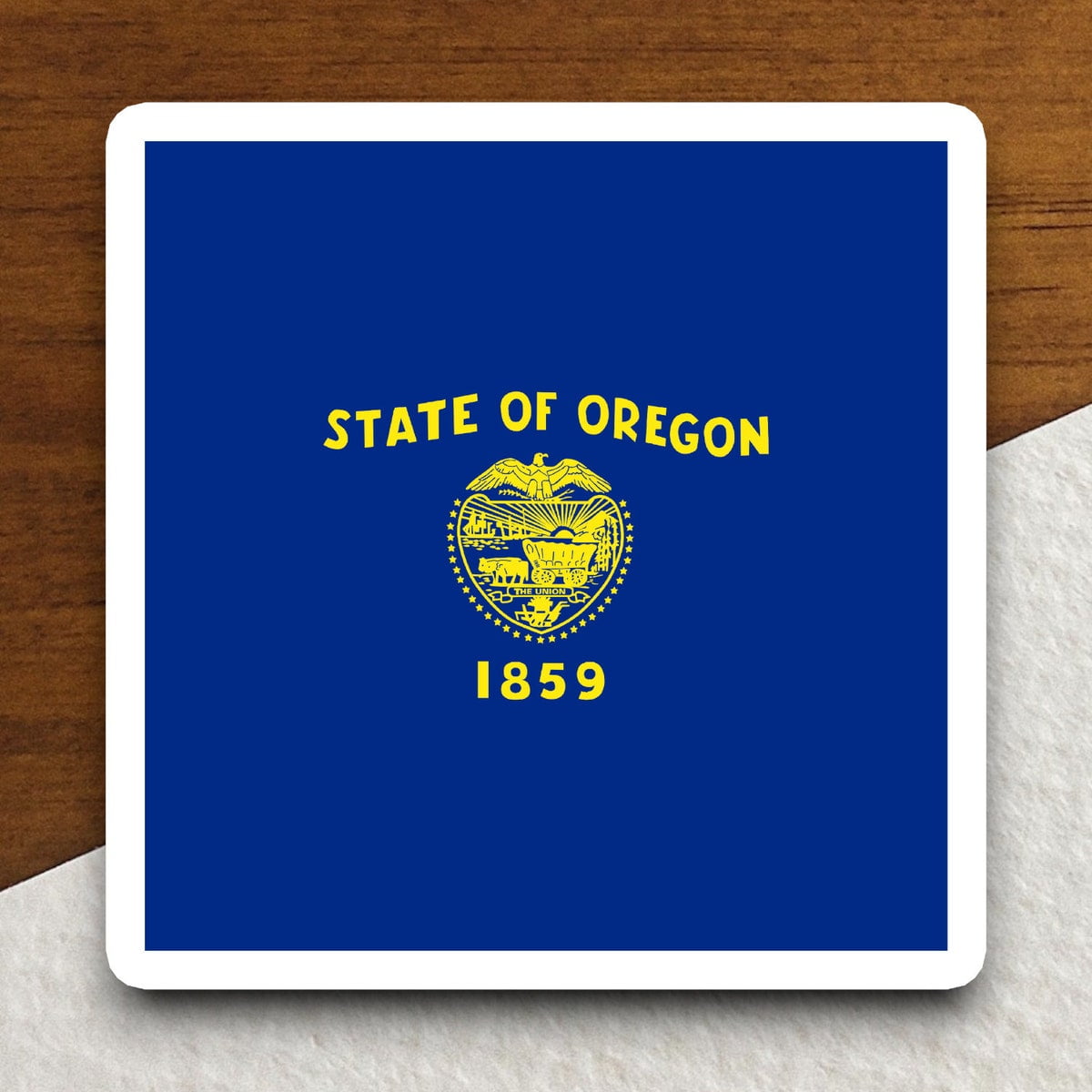 Stickly Oregon State Sticker, Oregon Flag Sticker, Pennant Sticker ...