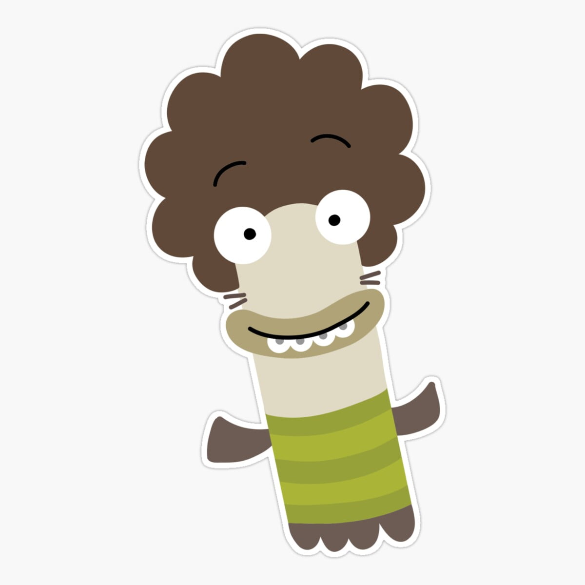 Stickly Oscar Sticker, Phone Decal Water Bottle Stickers Car Decals ...