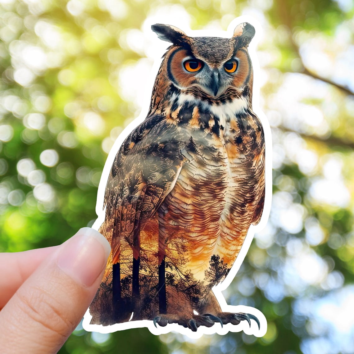 Stickly Owl er Bird er Laptop er Water Bottle er Colorful er Brown Owl ...