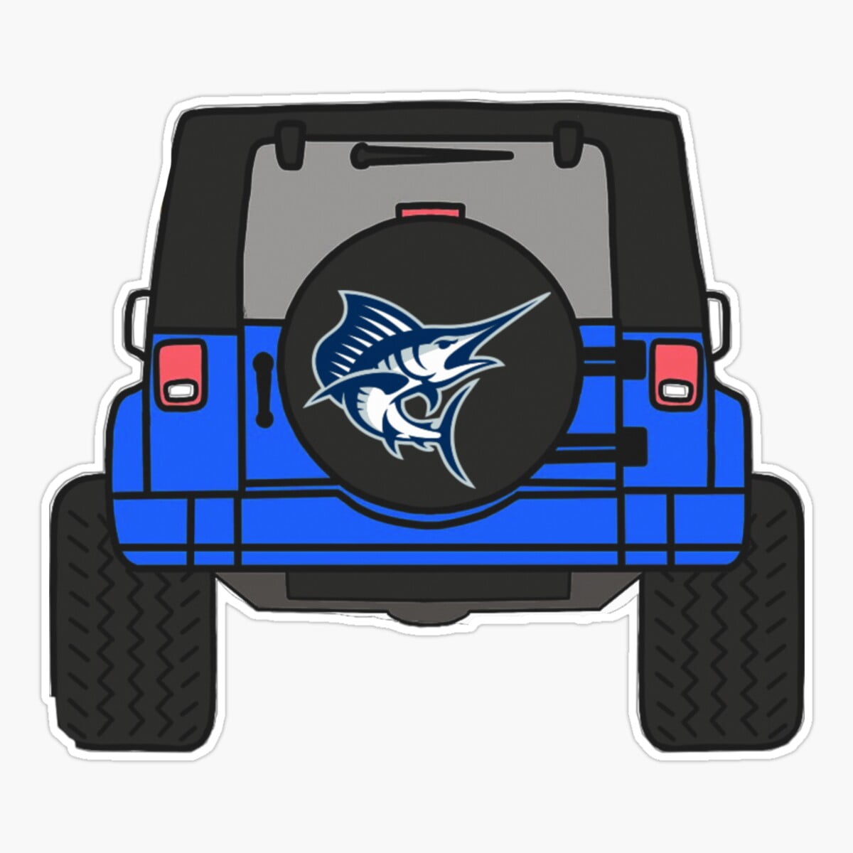 Stickly Palm Beach Atlantic University Car Sticker, Phone Decal Water ...