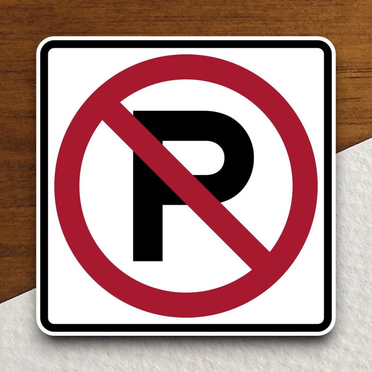 Stickly No Parking Road Sign Stickers, Traffic Sticker, Road Sign ...