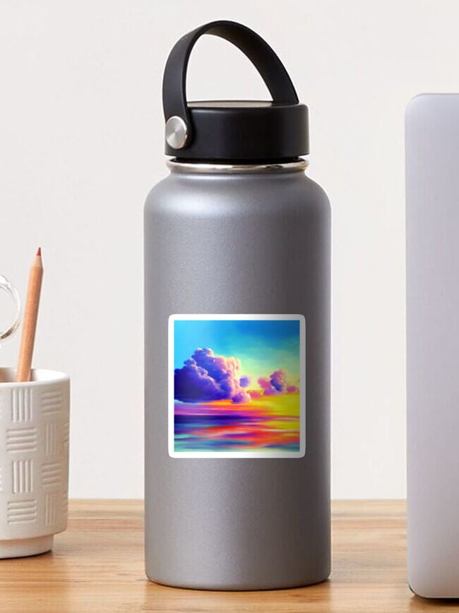 Stickly Pattern: Brilliant Sunset Sticker, Phone Decal Water Bottle ...