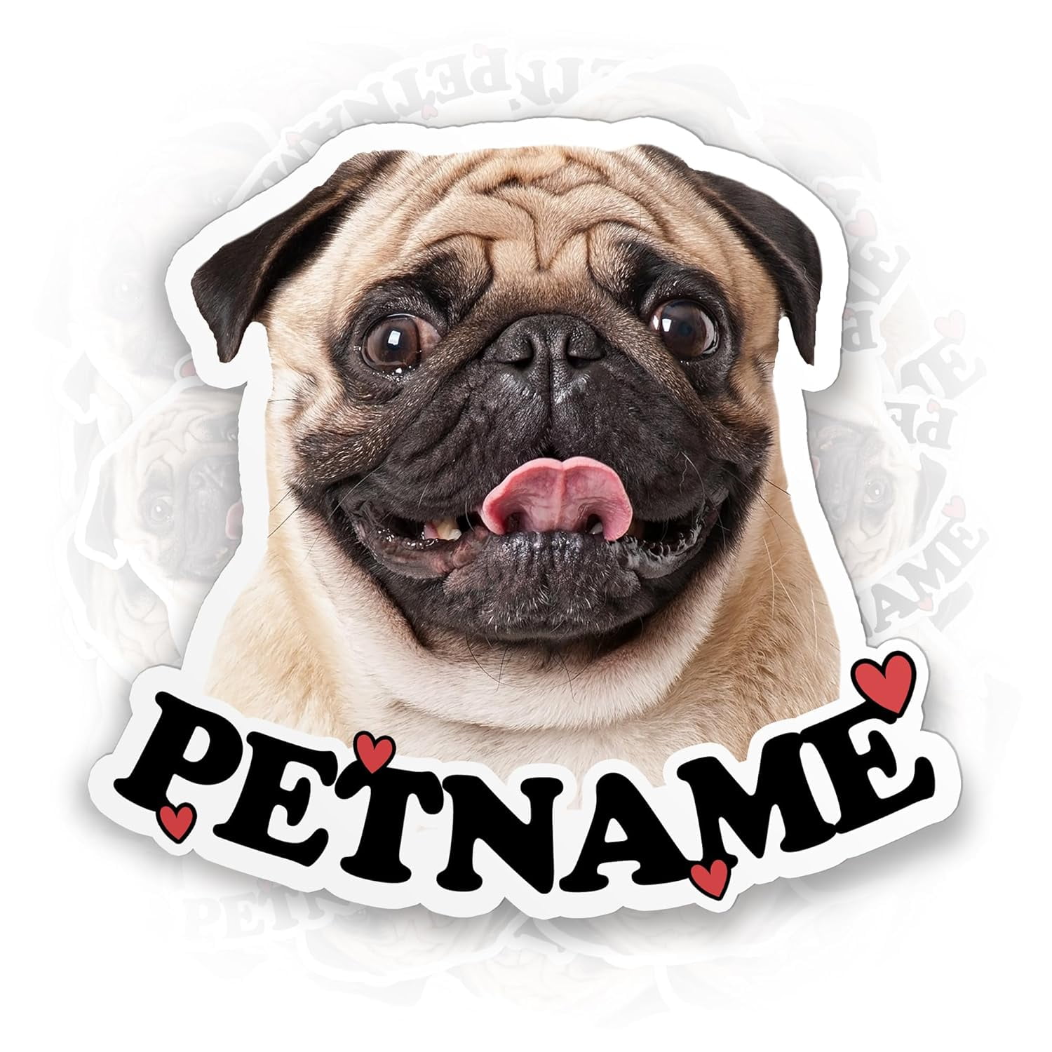 Stickly Pet Portraits Sticker Using Pet Photo, Image Dog Portraits Cat ...