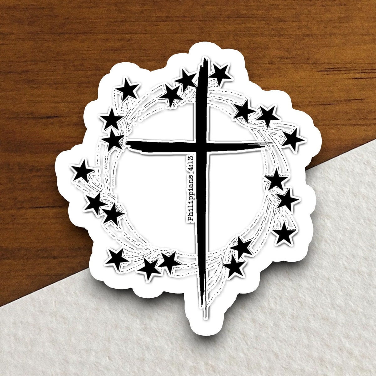 Stickly Philippians 4-13 Sticker, Religious Sticker, Faith Sticker ...