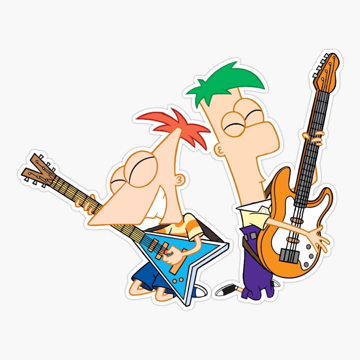 Stickly Phineas And Ferb Sticker, Phone Decal Water Bottle Stickers Car ...