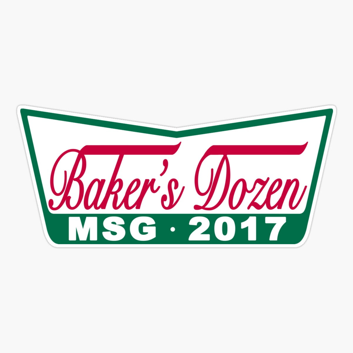 Stickly Phish - Bakers Dozen - Madison Square Garden 2017 Sticker ...