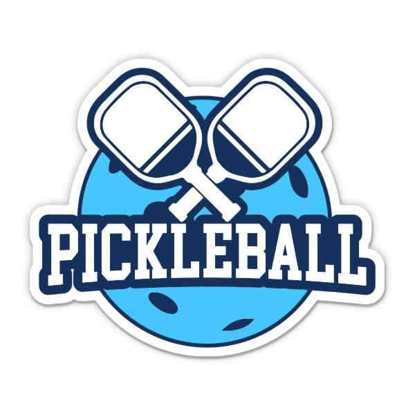 Stickly Pickleball Sticker Laptop Sticker Vinyl for Car, Phone, Water ...