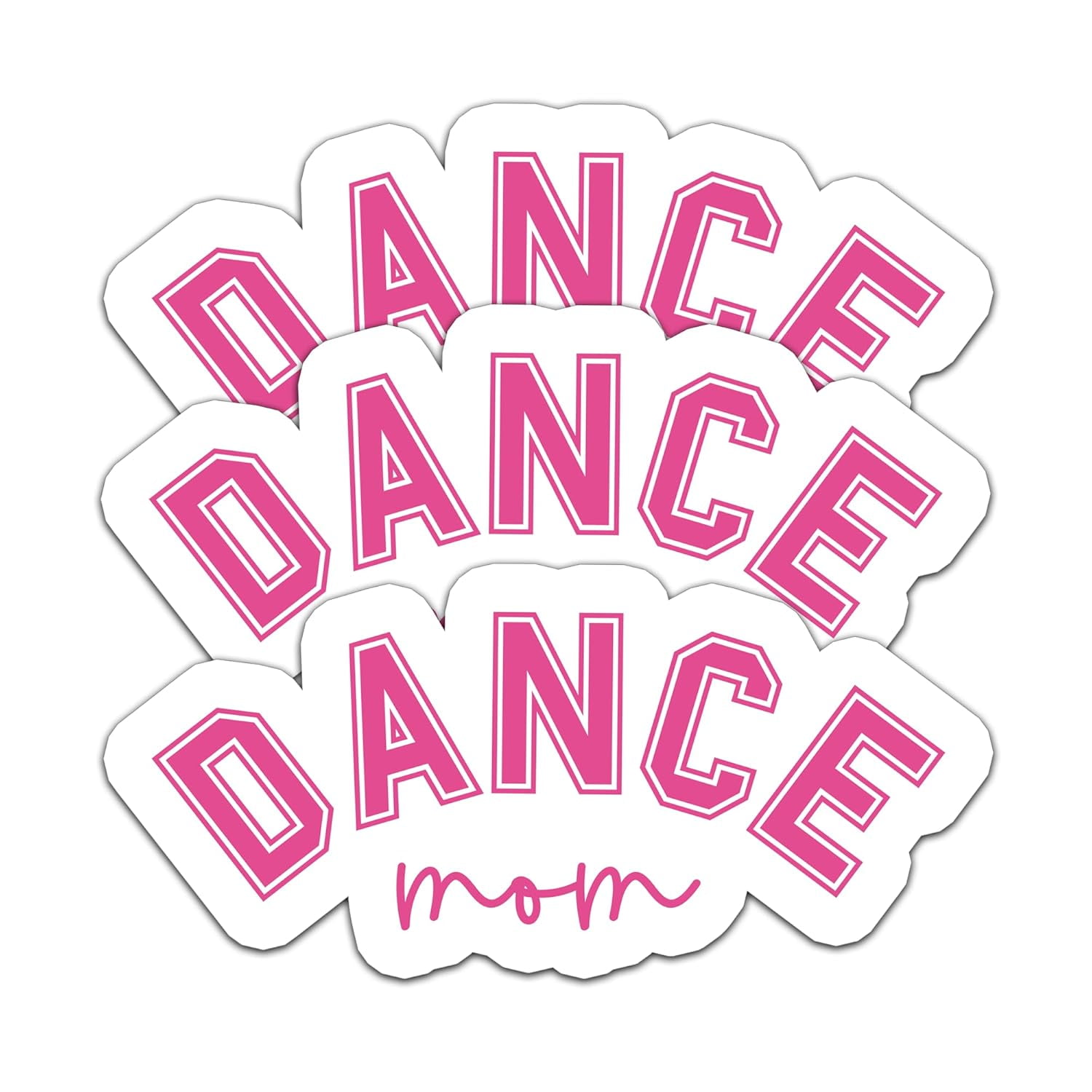 Stickly Pink Dance Mom Sticker, Dancing Mom Stickers, Dance Mom Decal, Dance Mom Gift for Mom ...