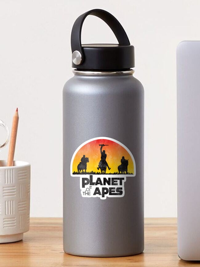 Stickly Planet Othe Apes Sunset Lts Worn Sticker, Phone Decal Water ...