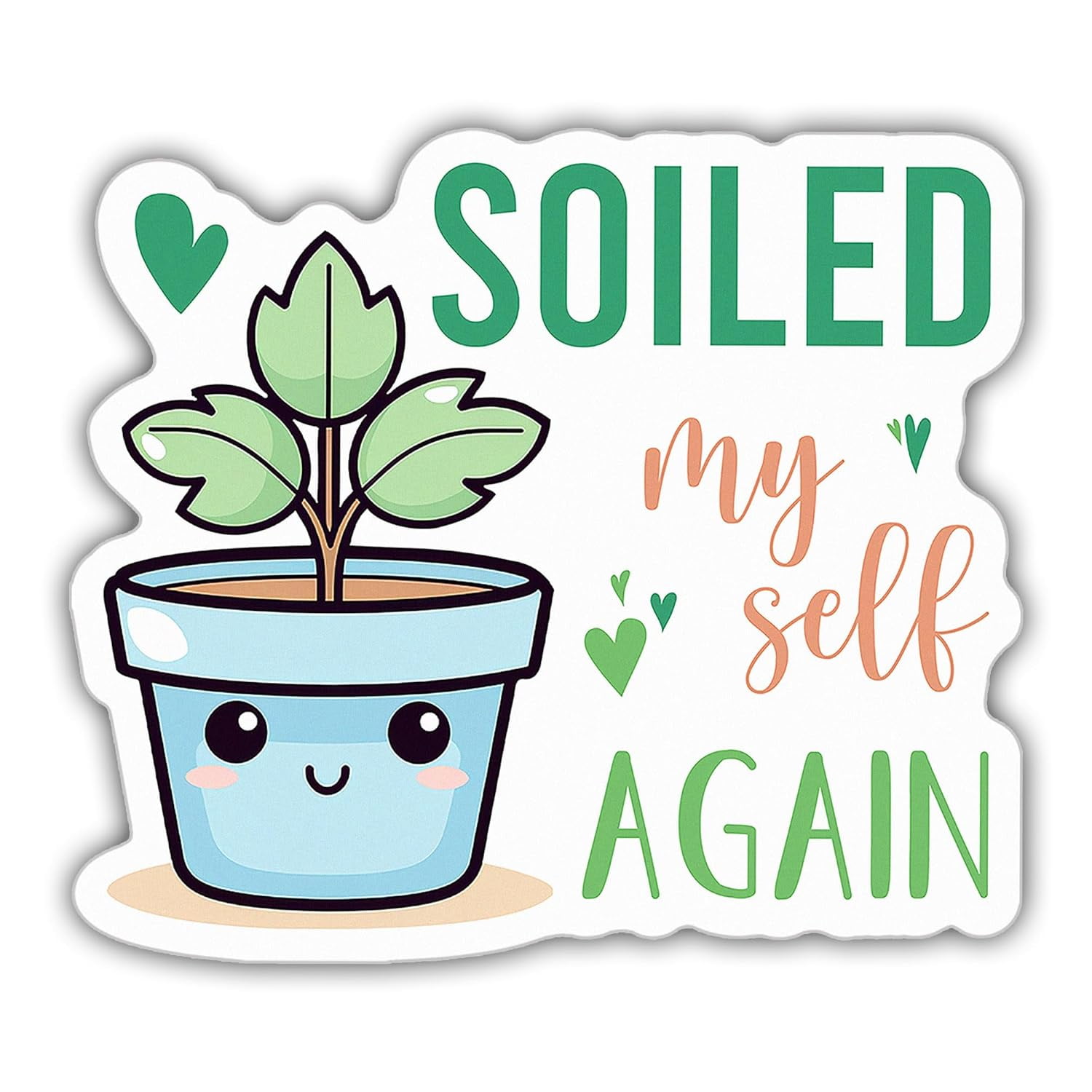 Stickly Plant Sticker Plant Lover Decal Soiled MyselAgain Vinyl ...