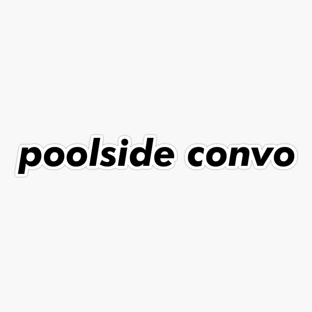 Stickly Poolside Convo - Frank Ocean (Blonde - Selcontrol) Sticker ...