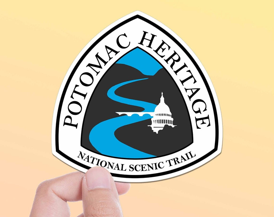 Stickly Potomac Heritage Trail Sign Er, Virginia, Maryland ...