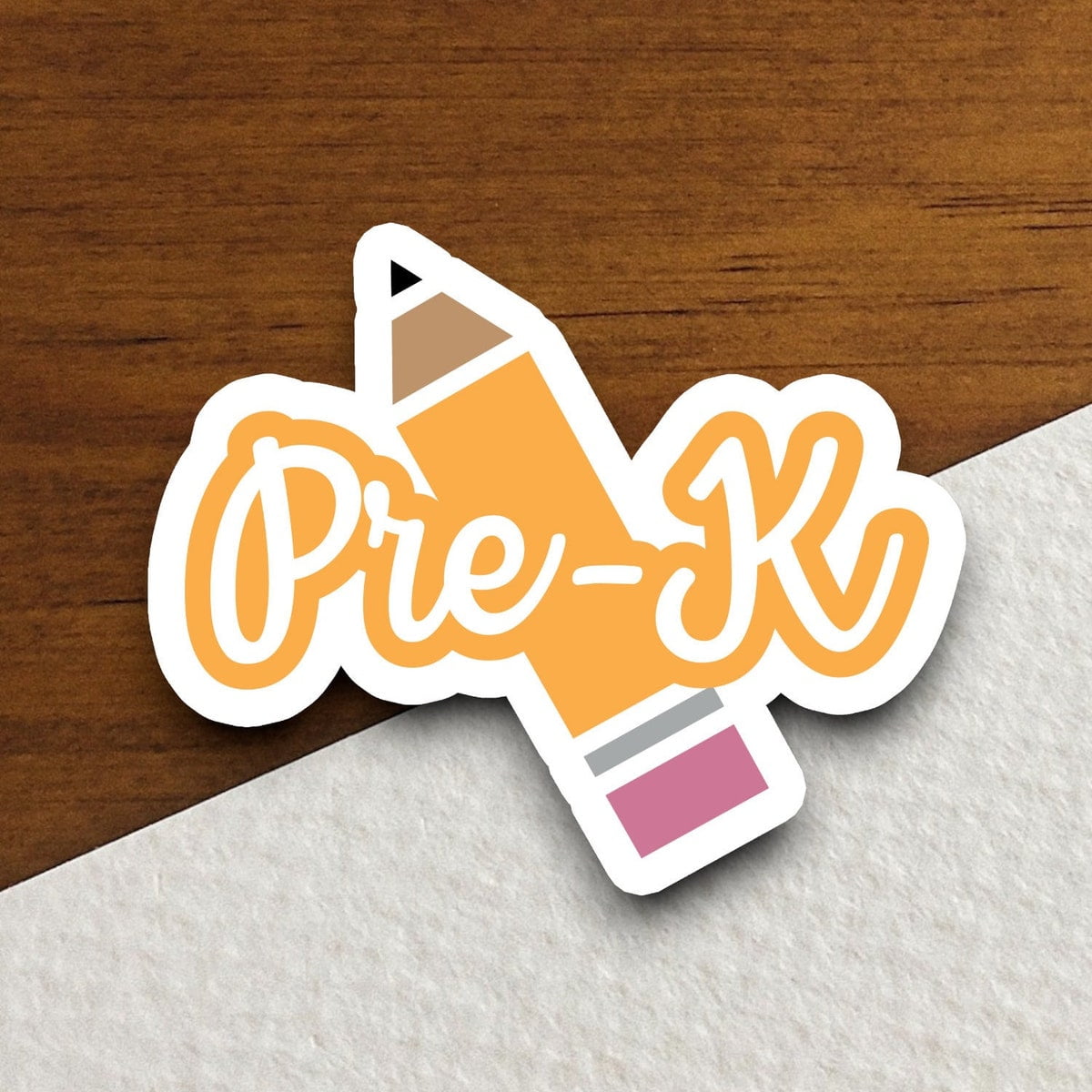 Stickly Pre-K Sticker, Teacher Sticker, Education Sticker, School ...