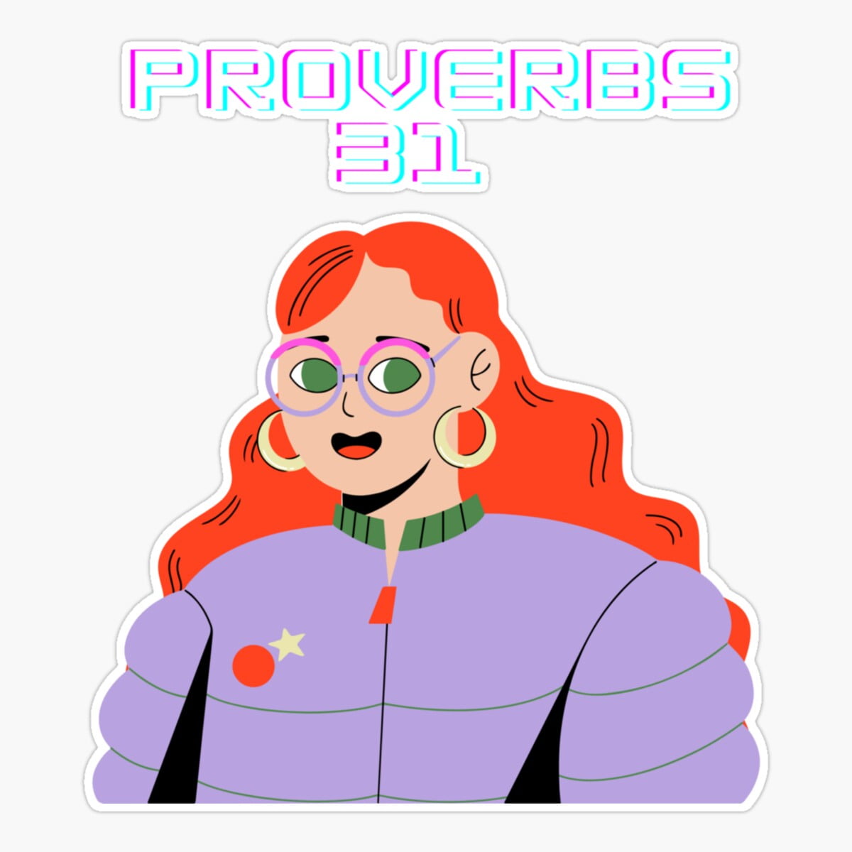 Stickly Proverbs 31 Woman Aesthetic Design Sticker, Phone Decal Water ...