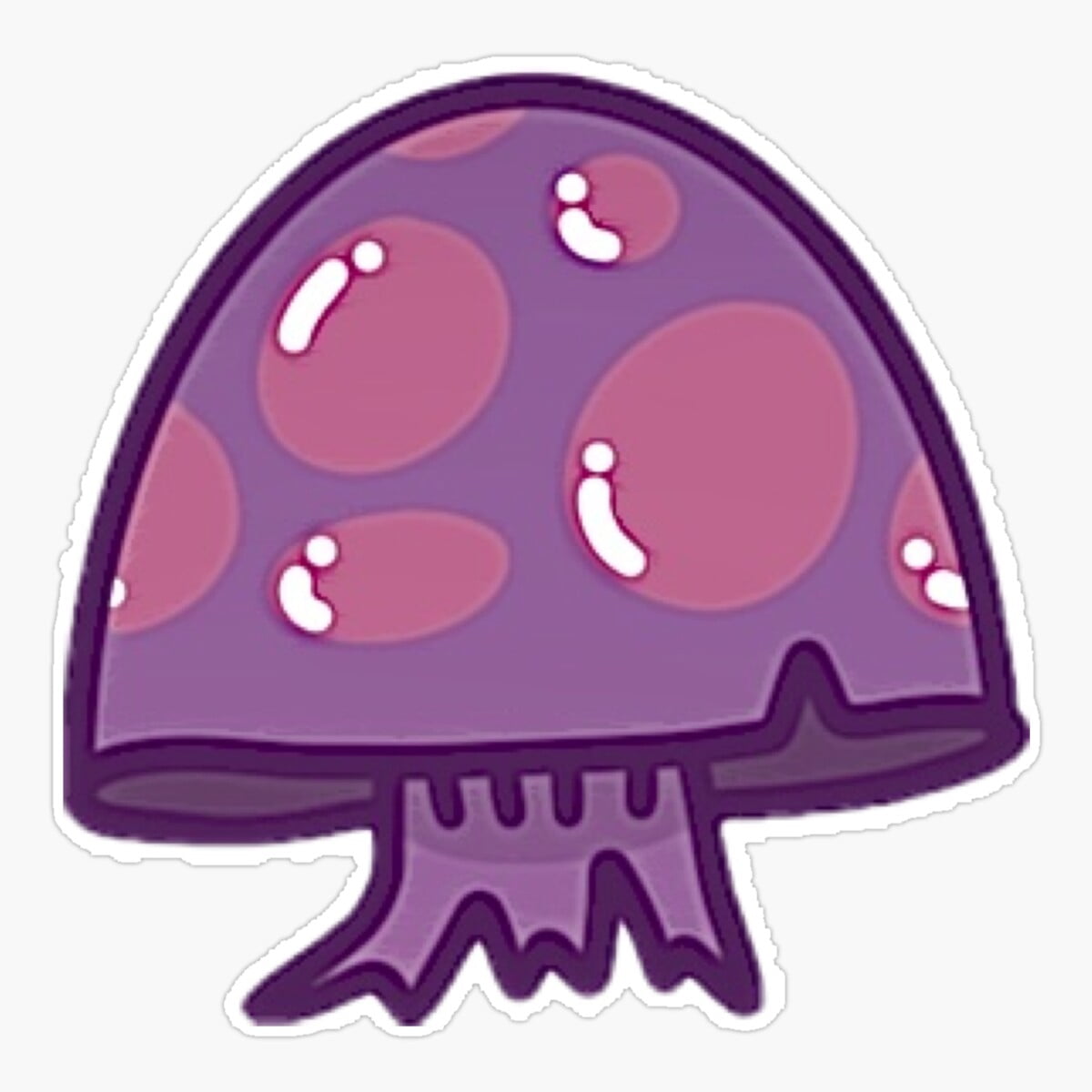 Stickly Purple Lady Sticker, Phone Decal Water Bottle Stickers Car ...