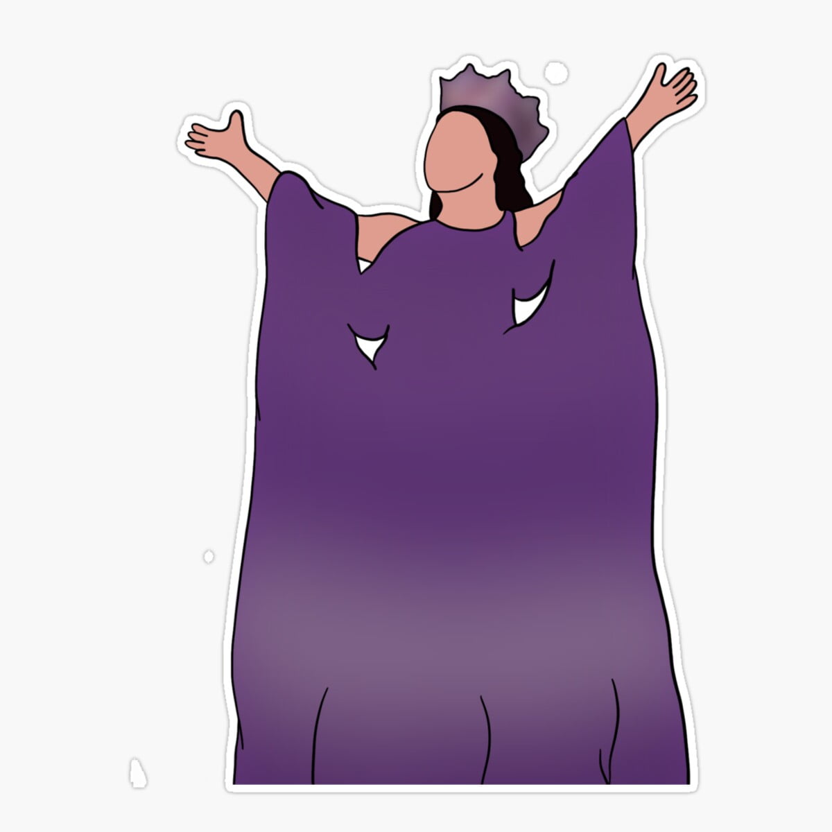 Stickly Queen Esther Design Sticker, Phone Decal Water Bottle Stickers ...