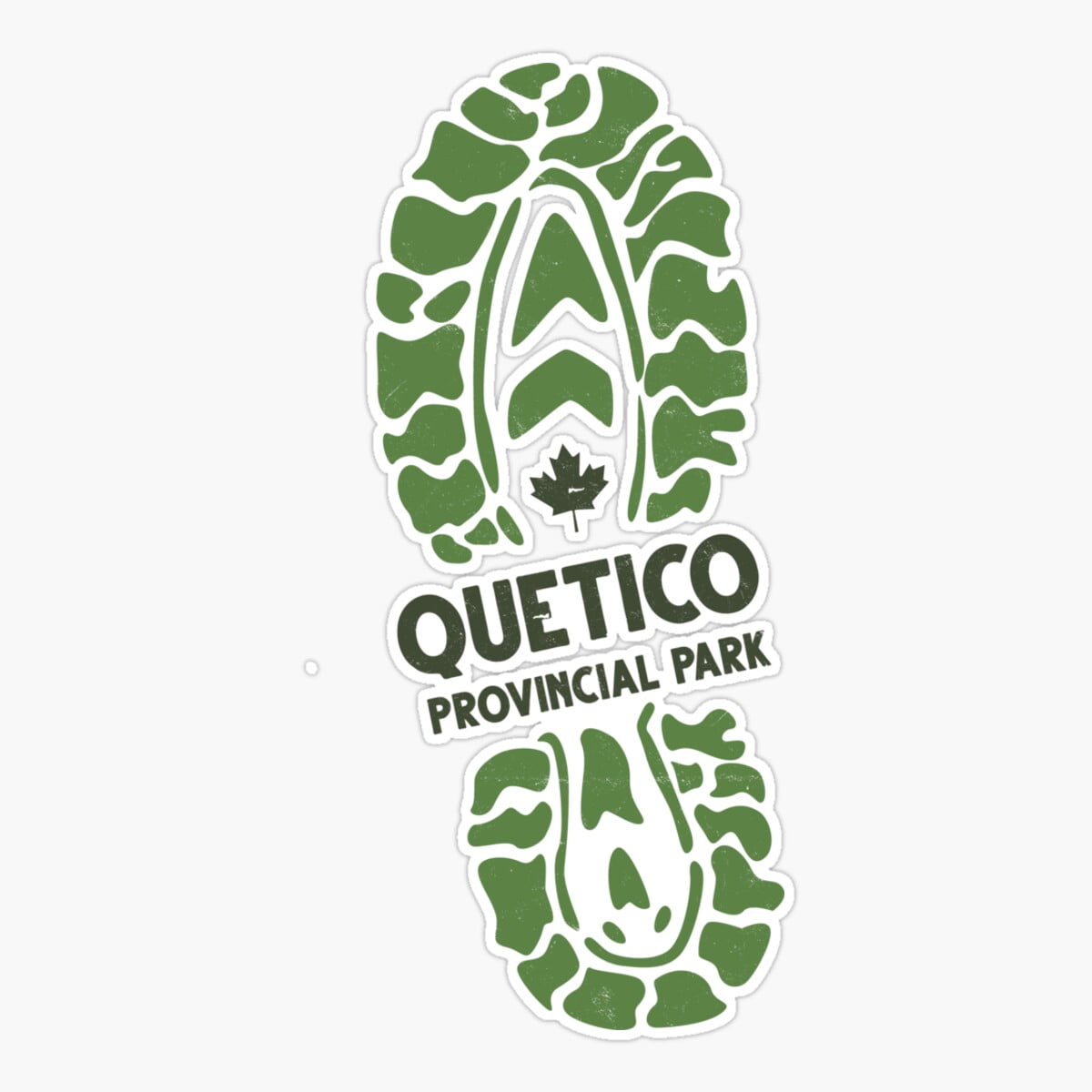 Stickly Quetico Provincial Park Ontario Canada - On Hiking Boot Sticker ...