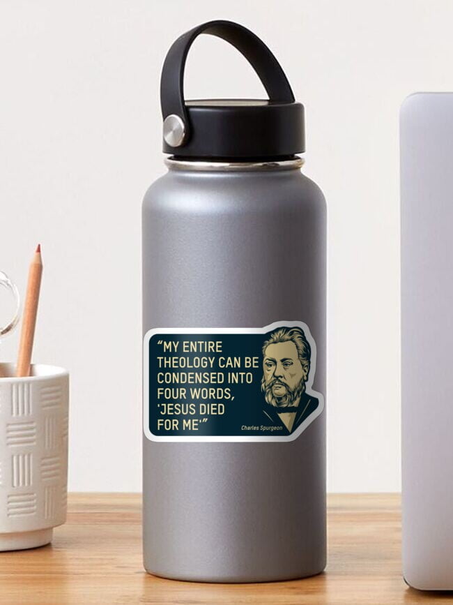 Stickly Quote By Theologian And Preacher Charles Spurgeon Sticker ...