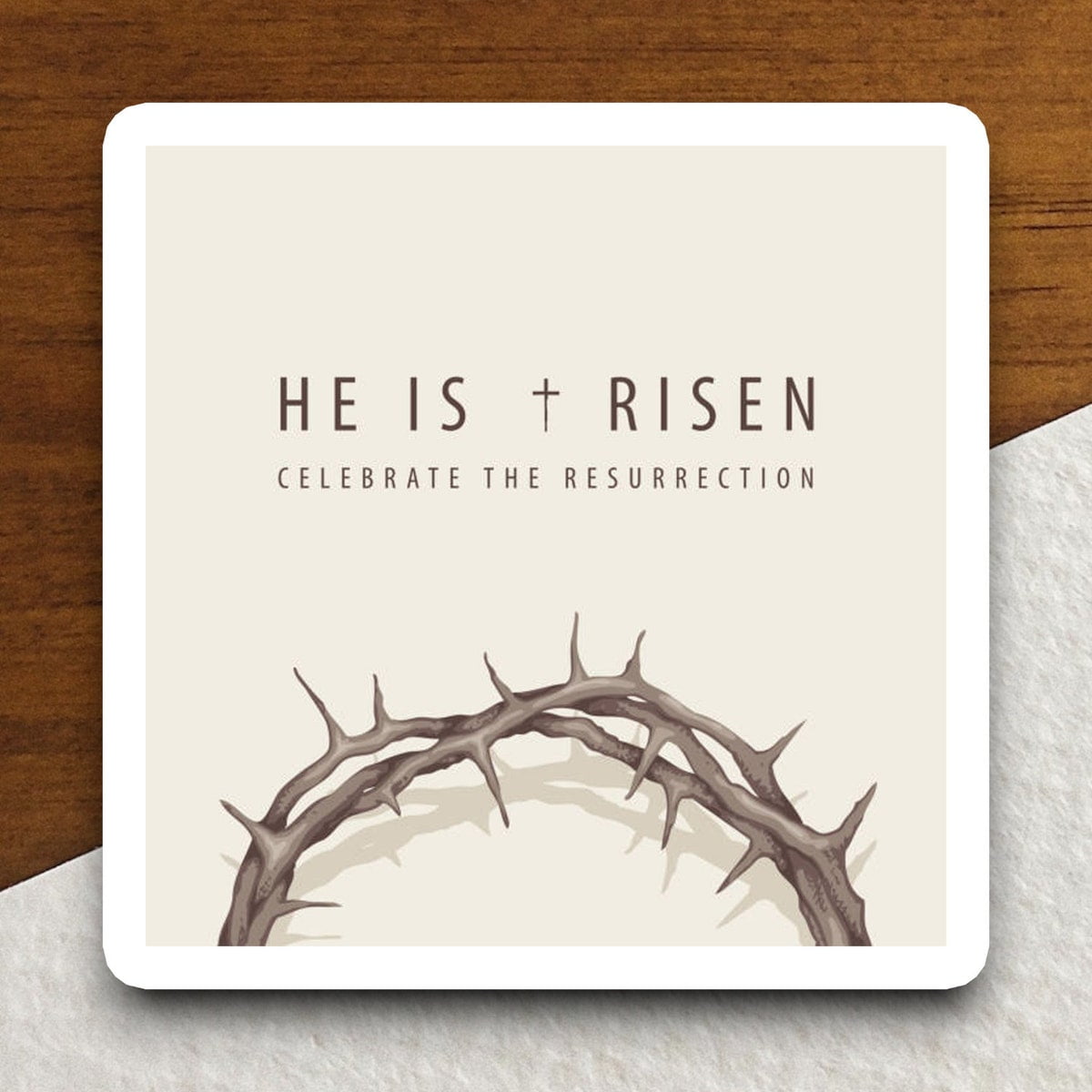Stickly He Is Risen Celee The Resurrection Sticker, Religious Sticker ...
