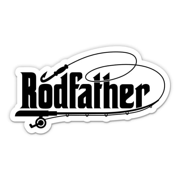Stickly Rodfather Sticker Laptop Sticker Vinyl for Car, Phone, Water ...