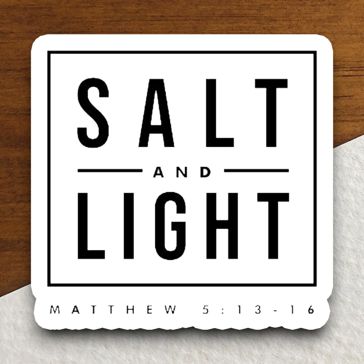 Stickly Salt And Light Sticker, Religious Sticker, Faith Sticker ...
