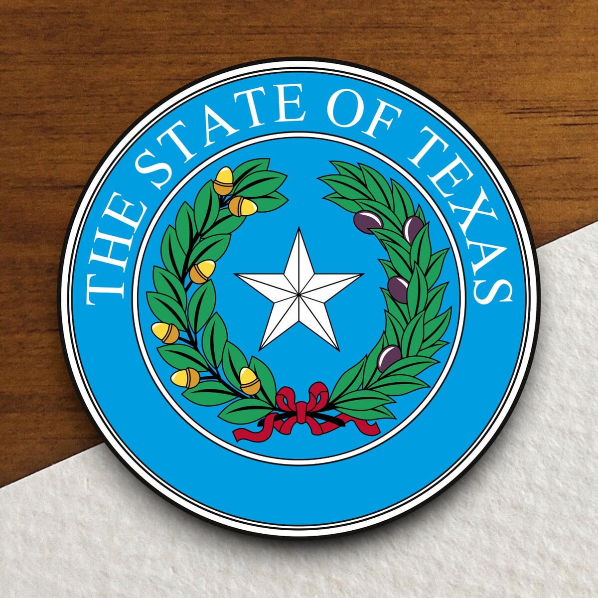 Stickly Seal Of Texas Road Sign Stickers, Traffic Sticker, Road Sign ...