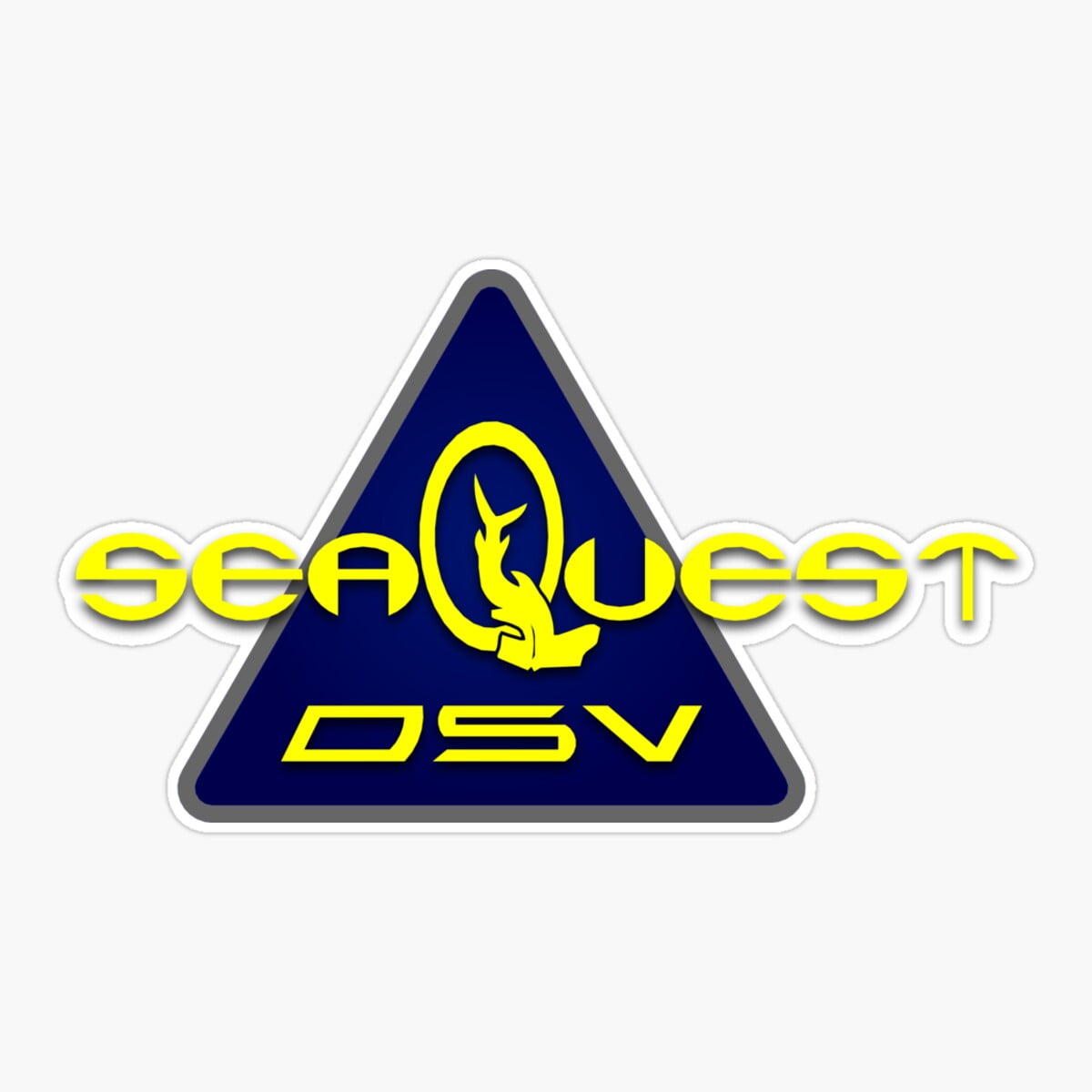Stickly Seaquest Dsv Logo Sticker, Phone Decal Water Bottle Stickers ...