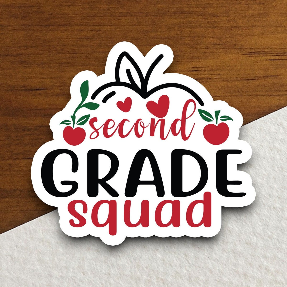 Stickly Second Grad Squad Sticker, Teacher Sticker, Education Sticker ...