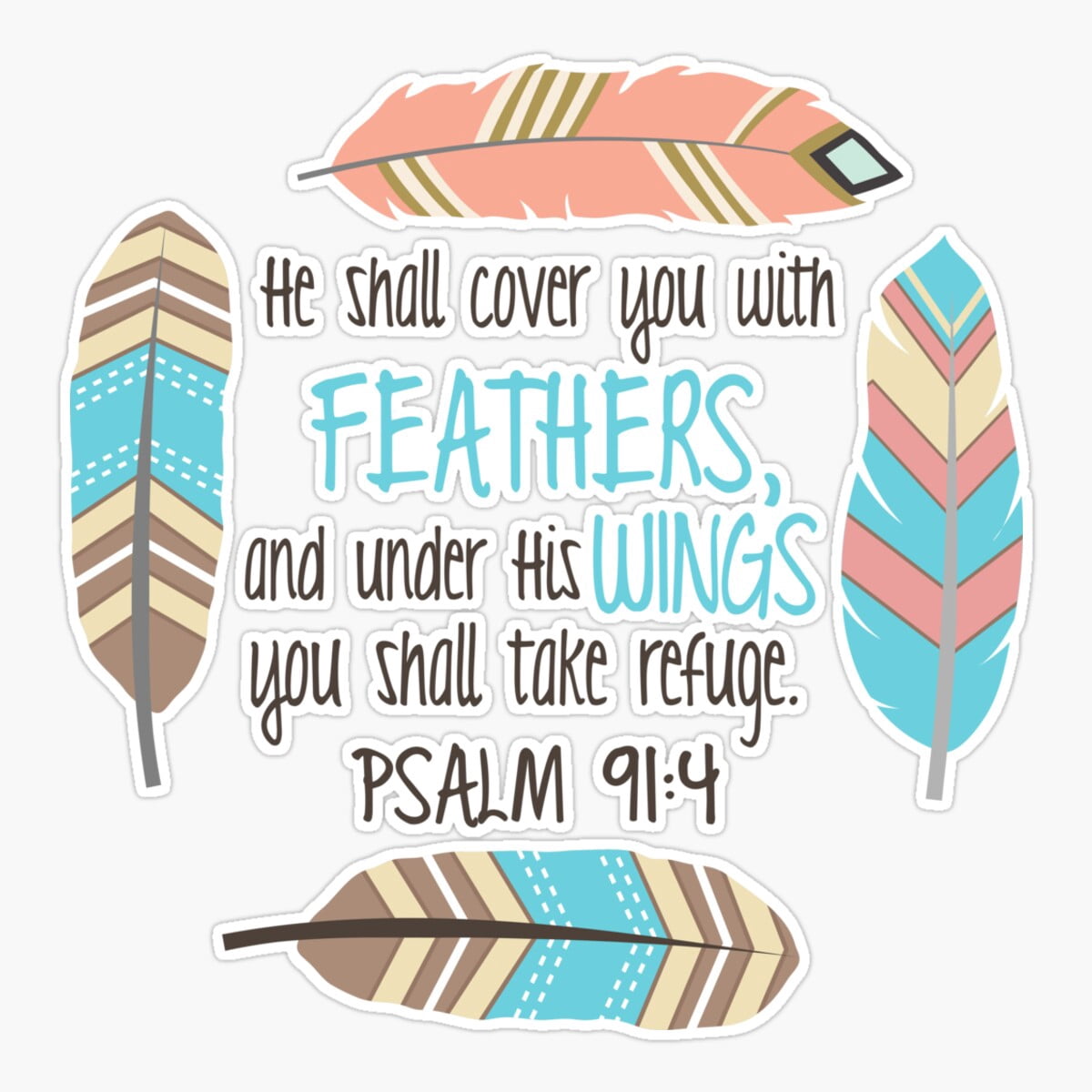 Stickly He Shall Cover You With Feathers, And Under His Wings.... Pslam ...