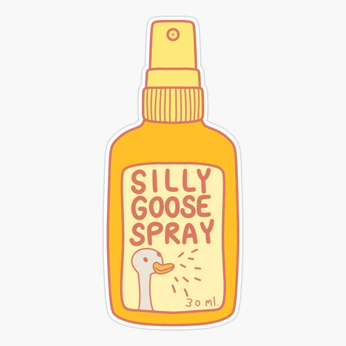 Stickly Silly Goose Spray 100% Sticker, Phone Decal Water Bottle ...