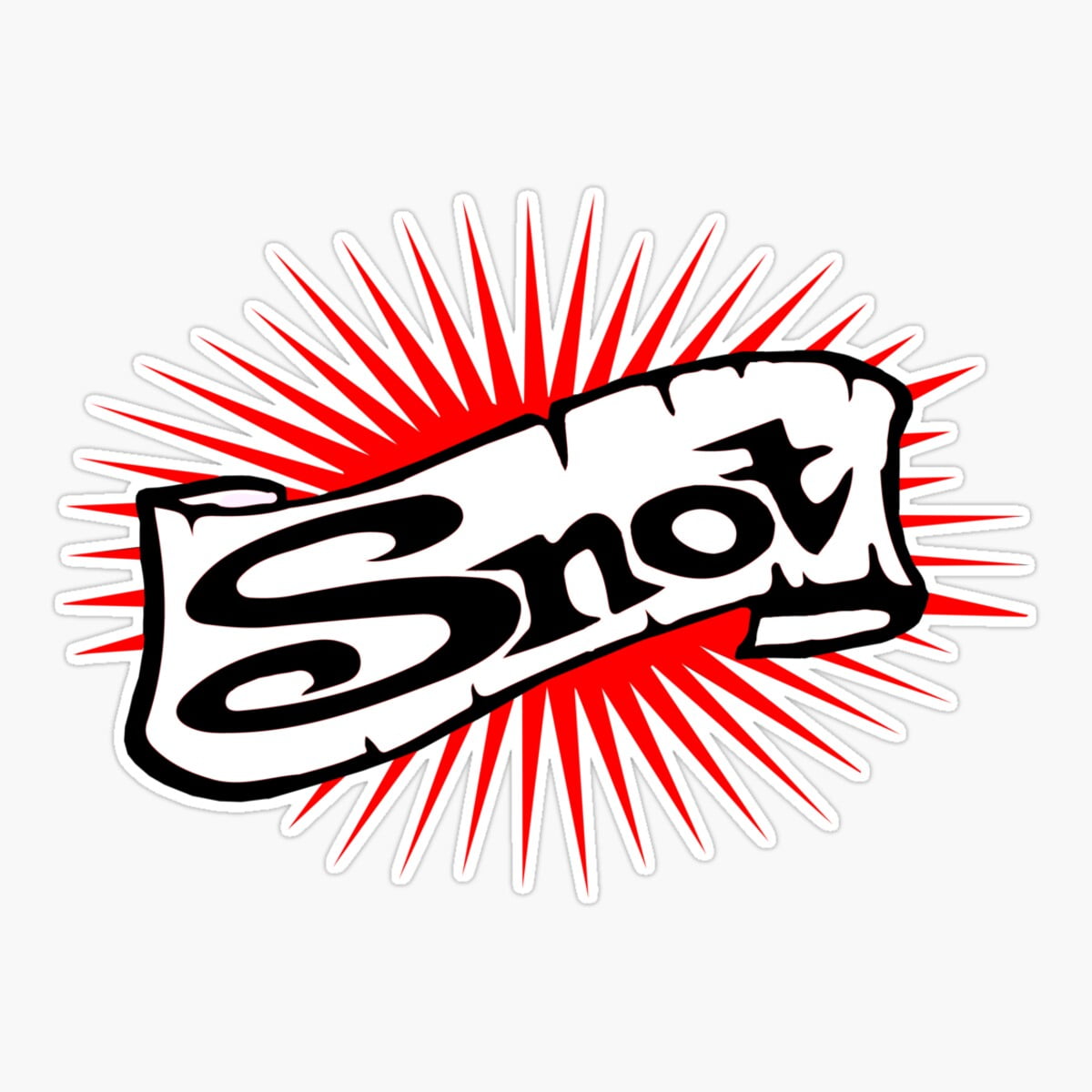 Stickly Snot Band Merch Sticker, Phone Decal Water Bottle Stickers Car ...