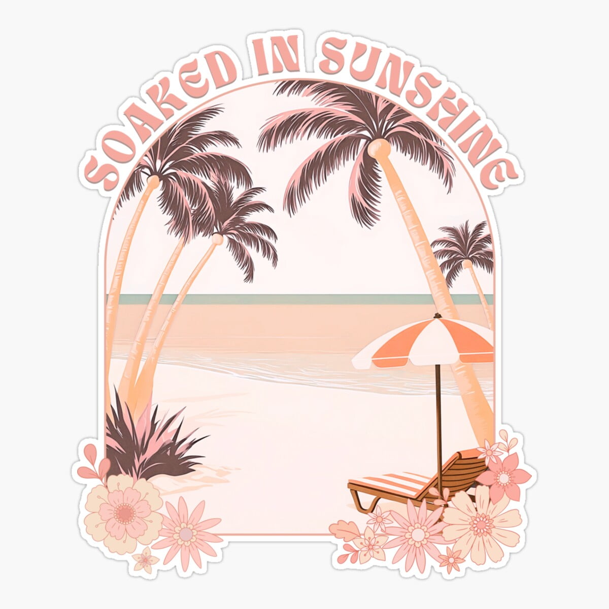 Stickly Soaked In Sunshine Sticker, Phone Decal Water Bottle Stickers ...