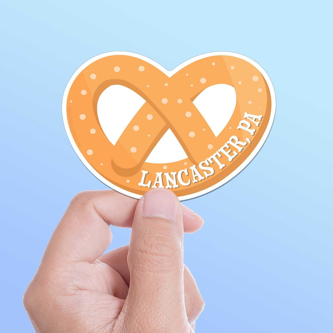 Stickly Soft Pretzel Lancaster Pennsylvania Er - Eastern Pa Bumper Ers ...